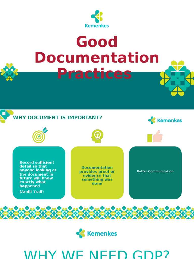 Good Documentation Practice | PDF