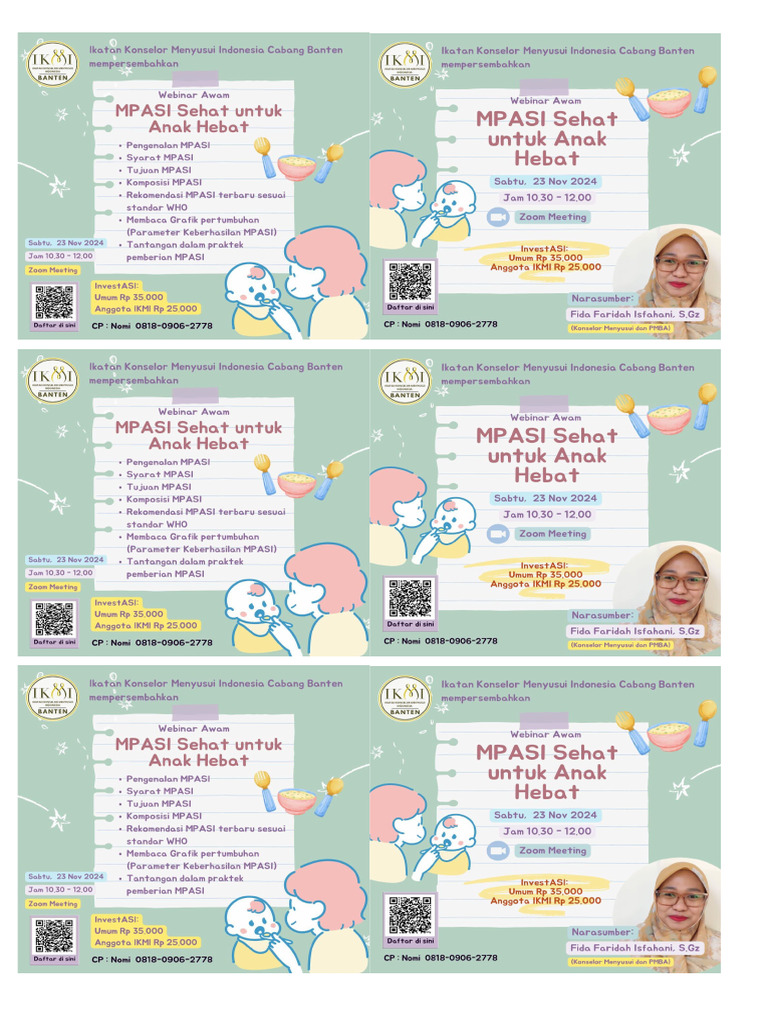 Webinar Mpasi | PDF