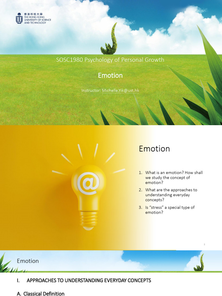 1980-Emo (Class) | PDF | Concept | Emotions