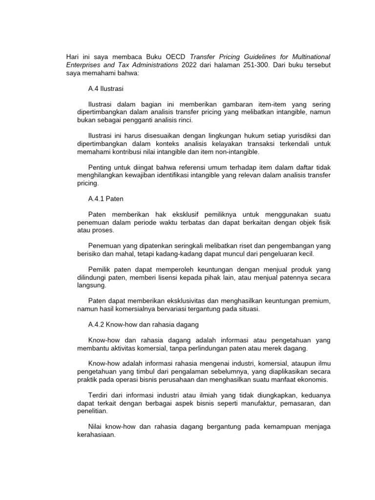 Rangkuman Buku OECD TPG 2022 Halaman 251-300 | PDF