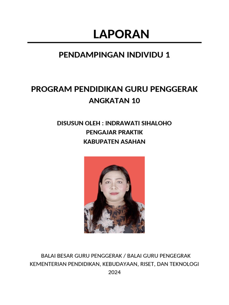 Laporan Pi. 1 Ind | PDF | Karier & Perkembangan