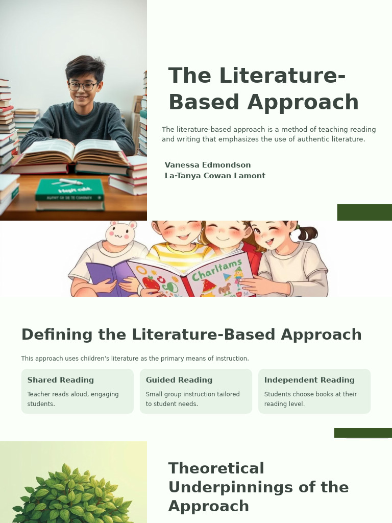 The Literature Based Approach | PDF | Reading Comprehension | Liberal ...