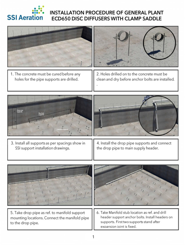 3D - General Plant Sheet For ECD650 Disc Diffusers 051221 | PDF