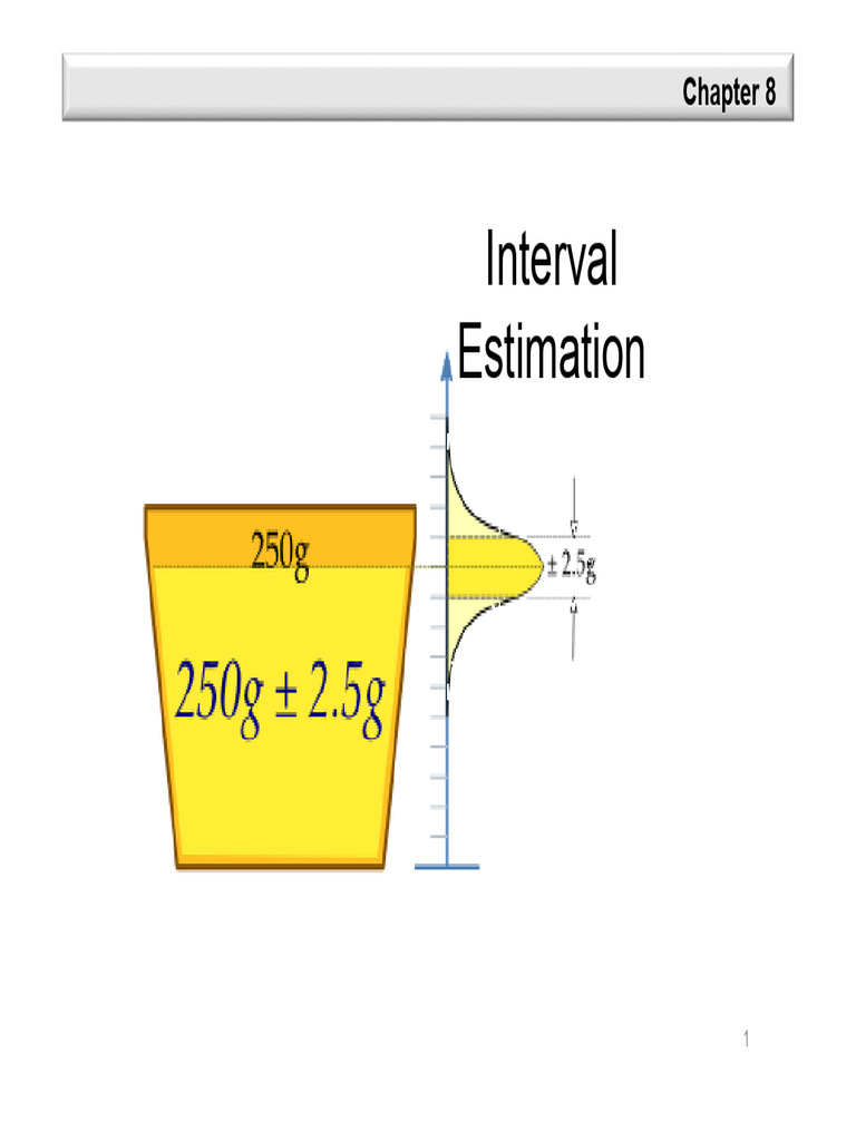 STK110 - Chapter 8 (2) | PDF | Confidence Interval | Errors And Residuals