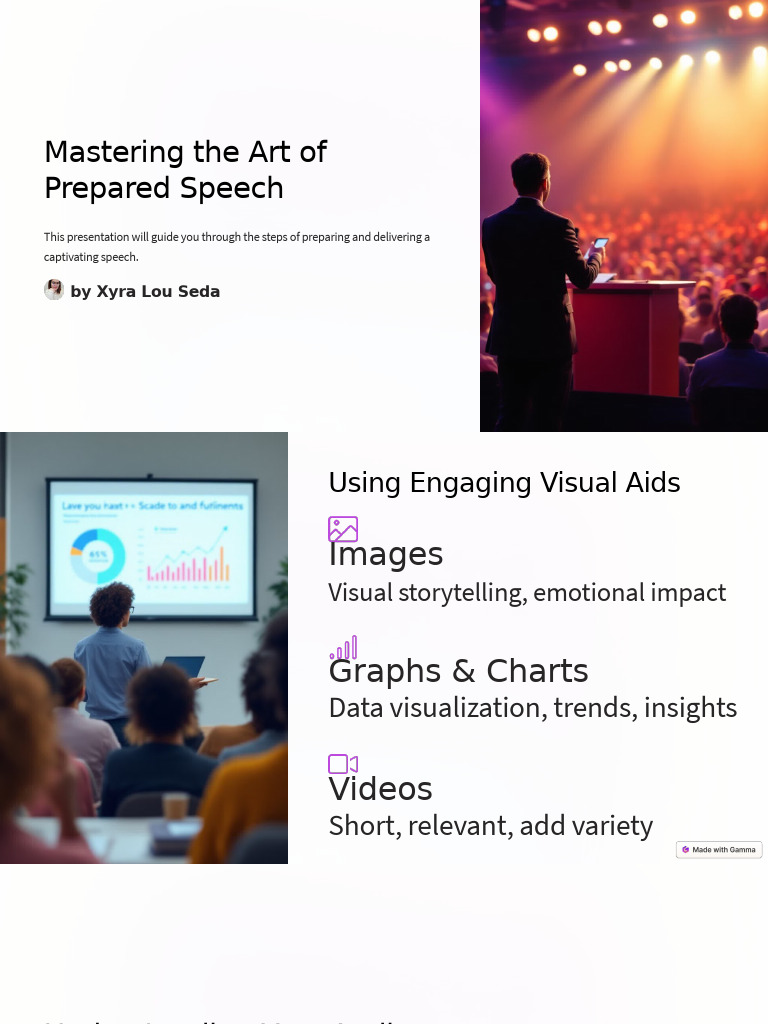 Mastering The Art of Prepared Speech | PDF