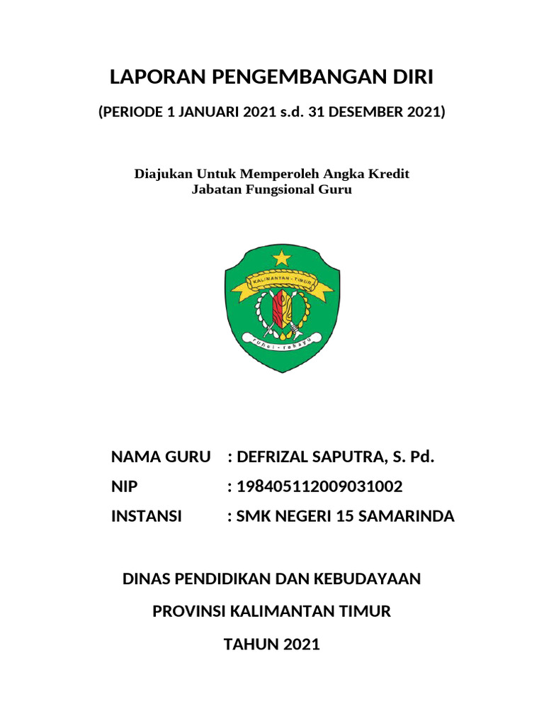 LAPORAN PD 2021 (Tami) | PDF