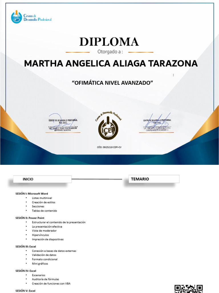 Martha Angelica Aliaga Tarazona Ofi Ava | PDF