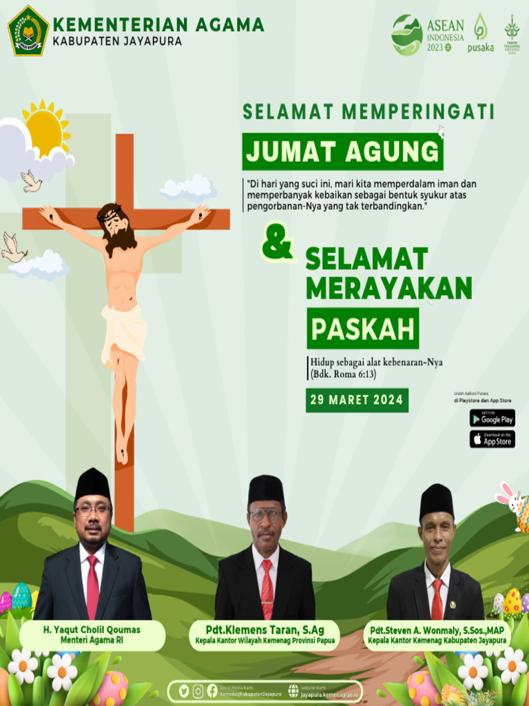 3x3 Baliho Kementerian Agama Kabupaten Ka Kanwil Kemenag Prov. Papuajayapura | PDF