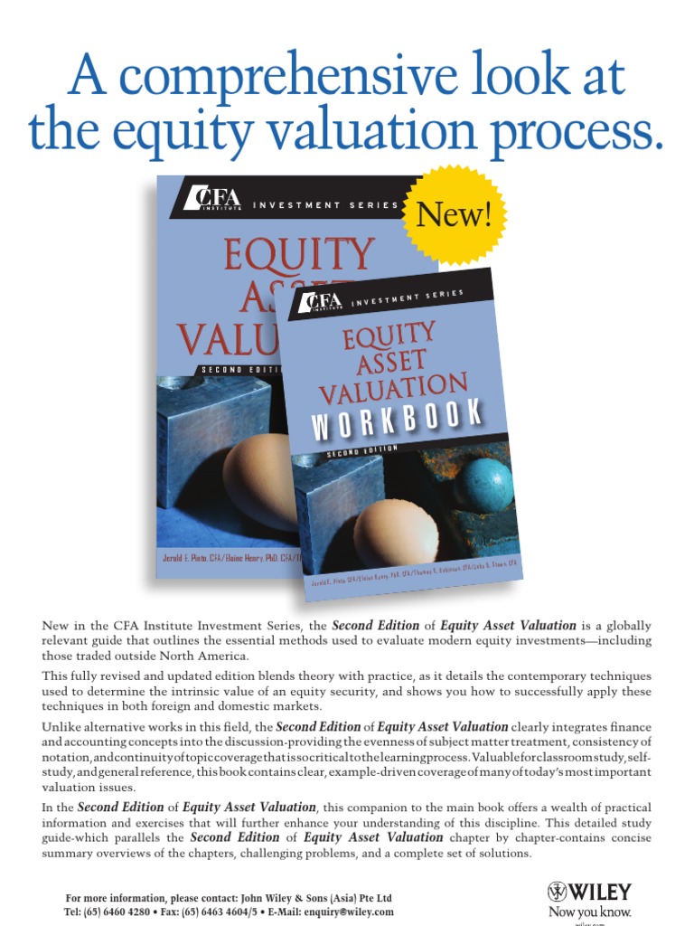 CFA Flyer | PDF | Valuation (Finance) | Financial Economics