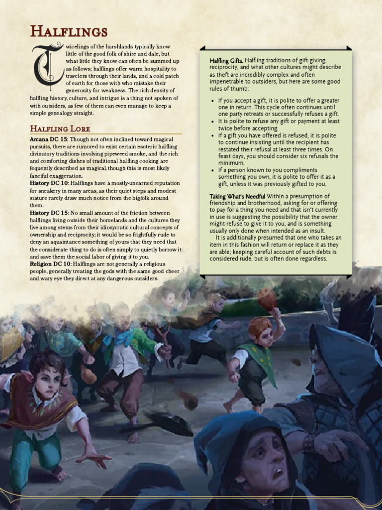 D&D Halflings (Sidekicks) | PDF