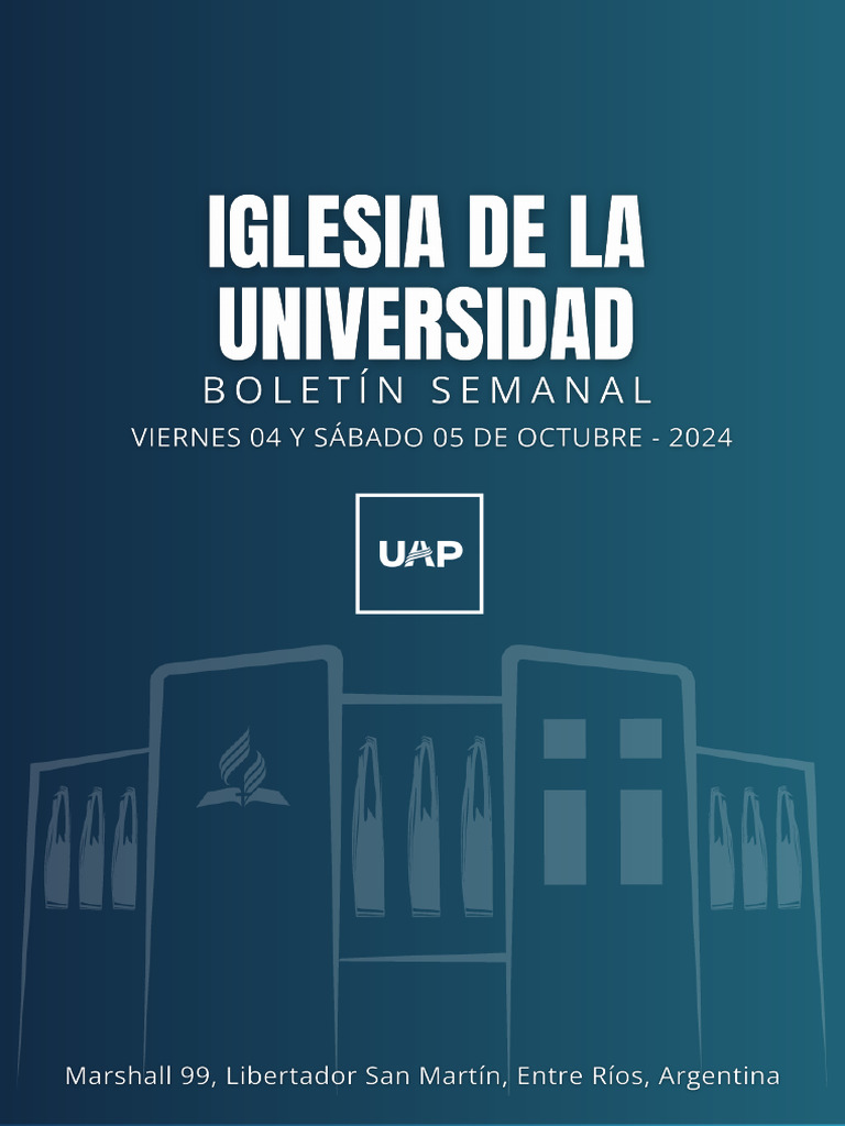 Boletín Oficial Iglesia UAP PDF | PDF | Biblia | Jesús