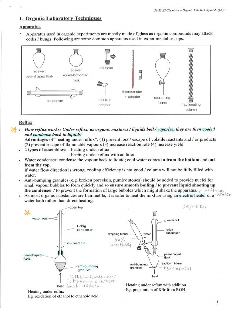 Unit 3 Organic Laboratory Techniques | PDF