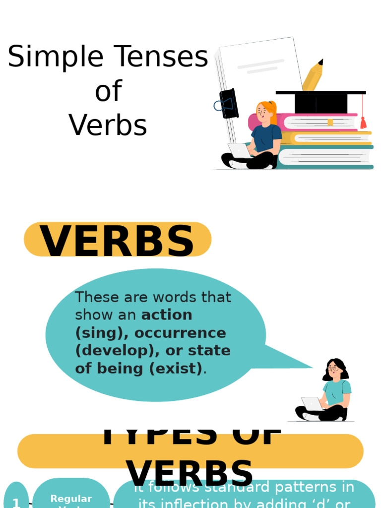 Review On Simple Tenses of Verbs | PDF | Grammatical Tense | Verb