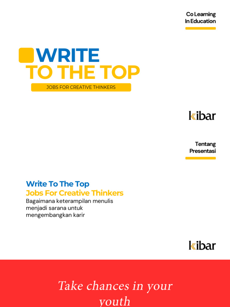 Kreativitas dan Karir Menulis | PDF | Karier & Perkembangan ...