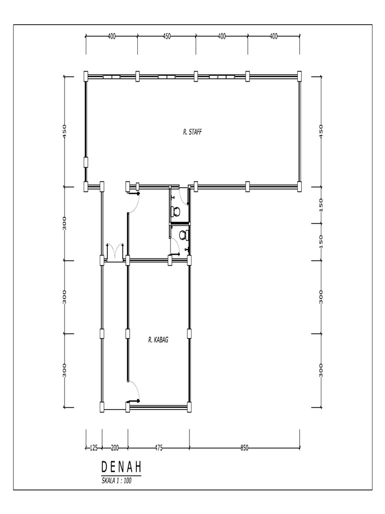 Denah Ruang Kantor BPN | PDF