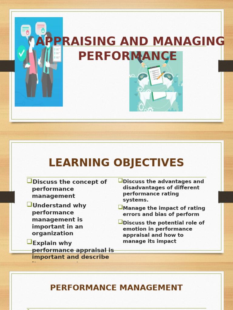 Appraising and Managing Performance - Cleo Ladrera Laynes Report | PDF | Performance Appraisal ...