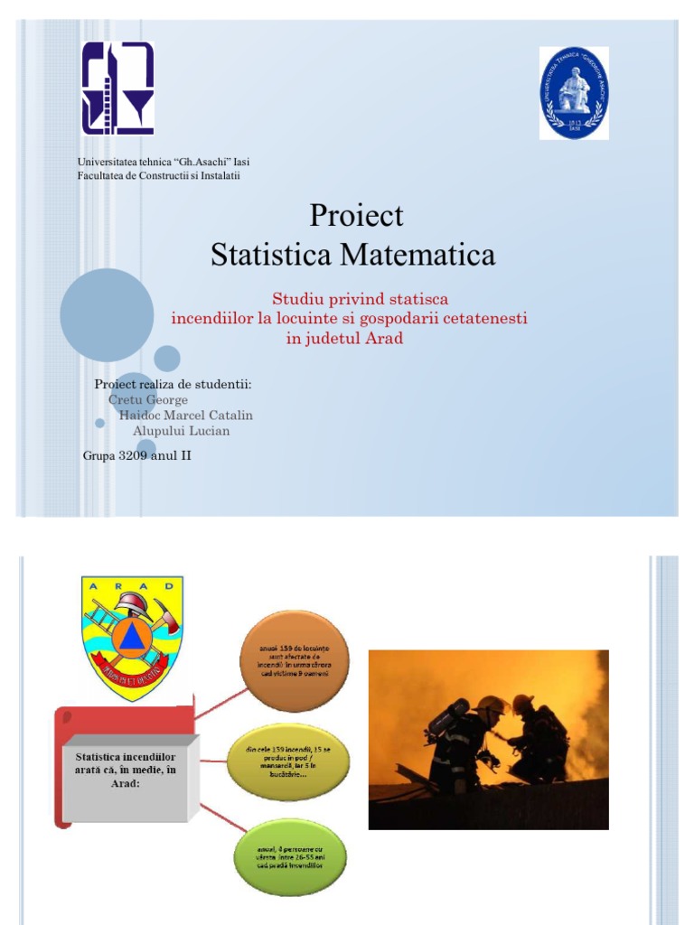Proiect Statistica Matematica | PDF
