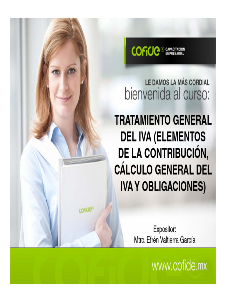 Tratamiento General del IVA en México | PDF | Impuesto al valor ...