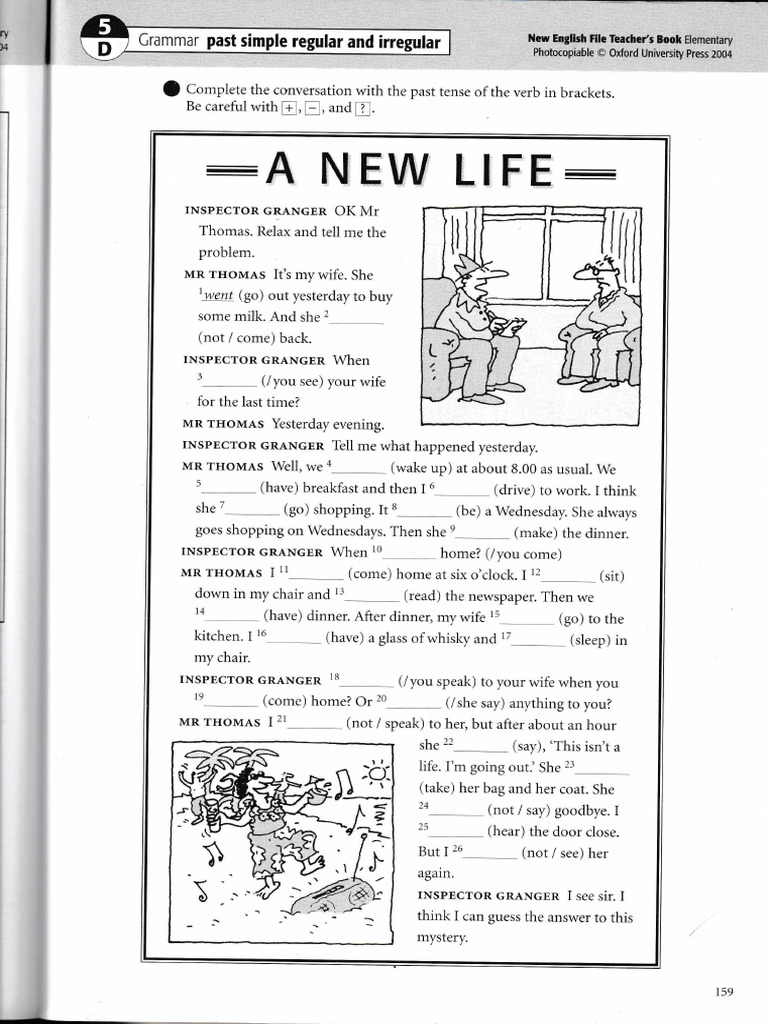 5D Past Simple Regular and Irregular | PDF