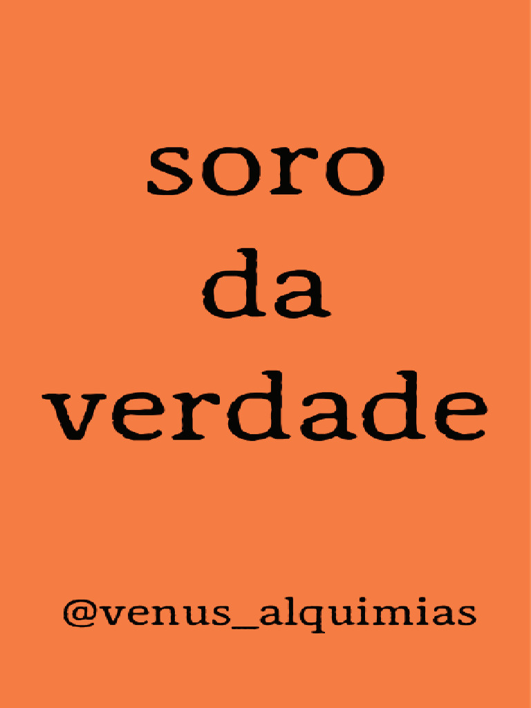 Soro Da Verdade | PDF