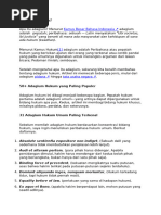 Pengertian dan Contoh Adagium Hukum | PDF