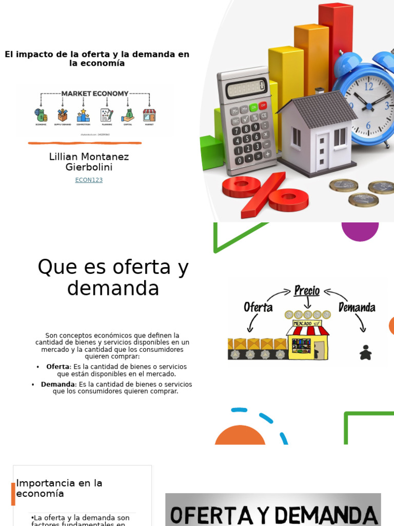 Oferta y Demanda | PDF | Oferta (economía) | Oferta y demanda