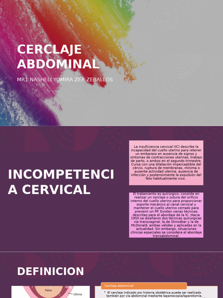 Cerclaje Abdominal | PDF | El embarazo | Parto