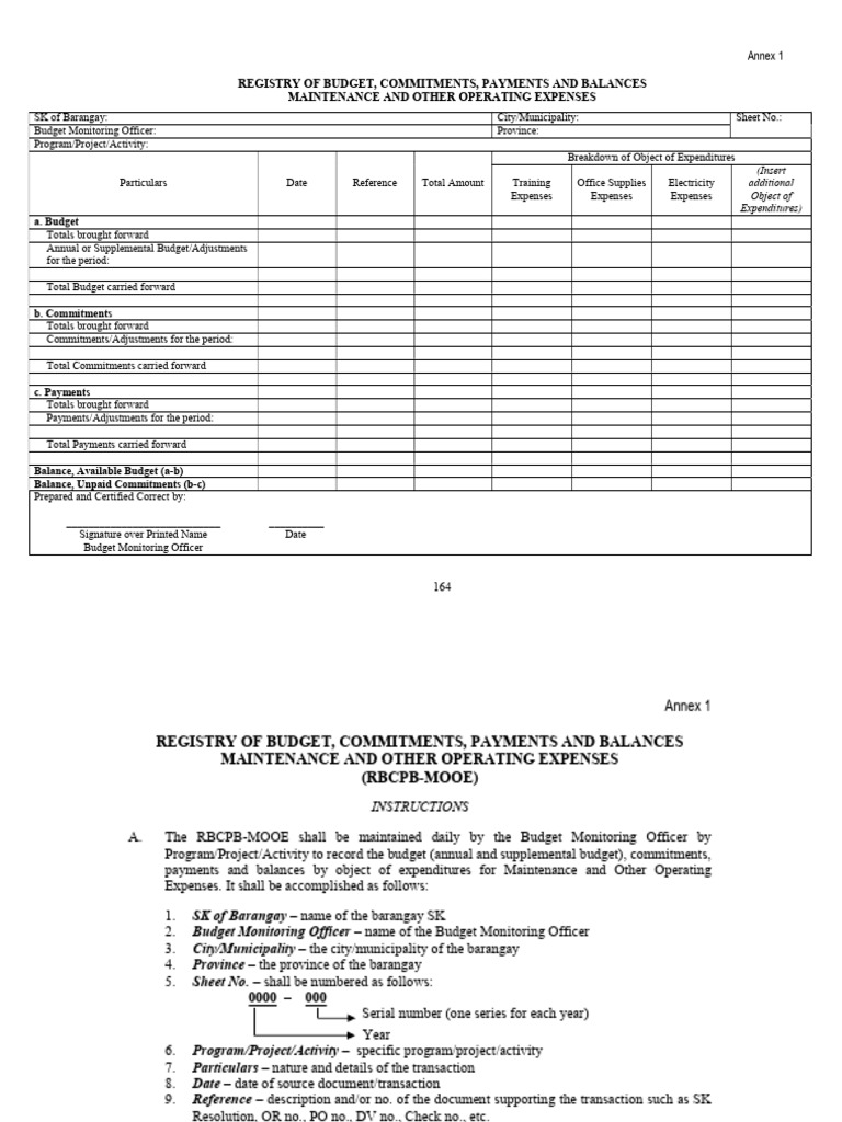 Annexes | PDF | Budget | Credit Card