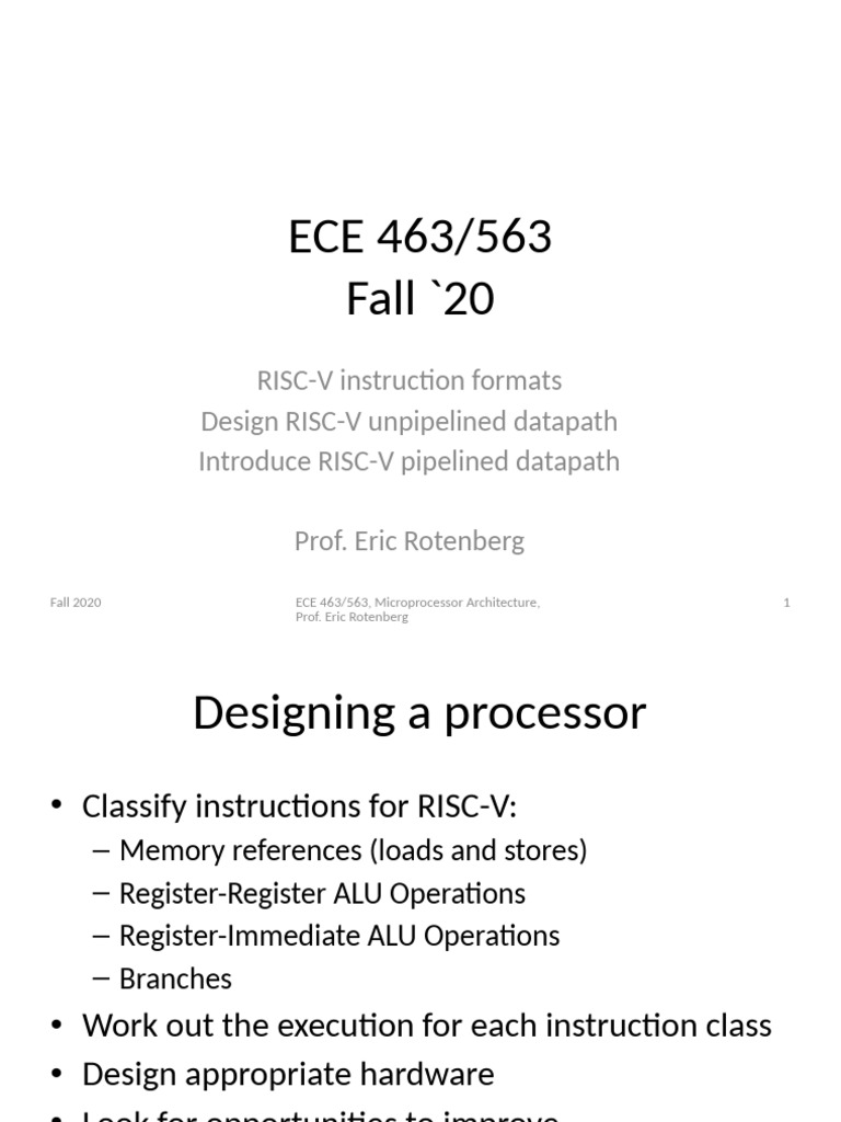 RISC-V Microprocessor Design Guide | PDF | Cpu Cache | Computer Science