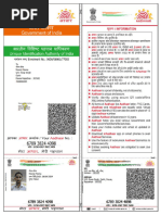 Sample Aadhaar Template | PDF