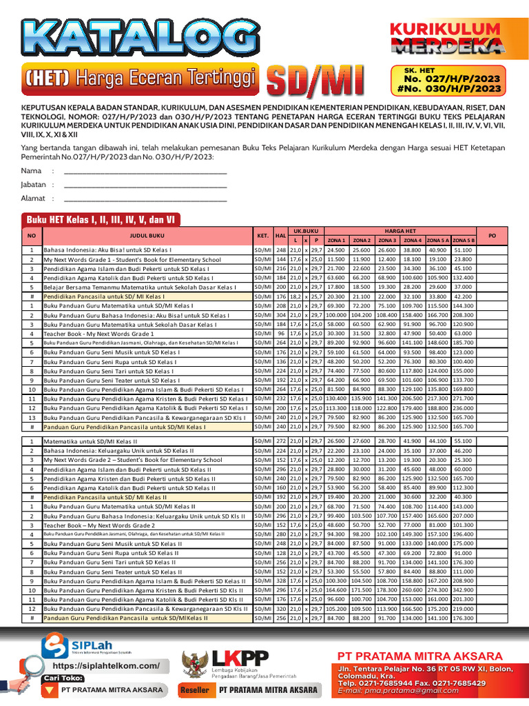 KATALOG SD SK-027 Dan SK-030 - 2023 | PDF