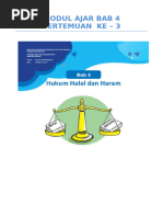 Modul Ajar Pai Bab 4 Hukum Halal Haram | PDF