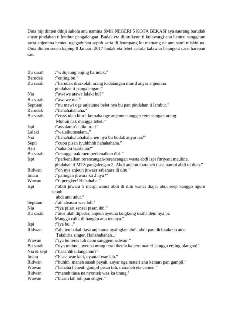 Drama Sunda Aull | PDF