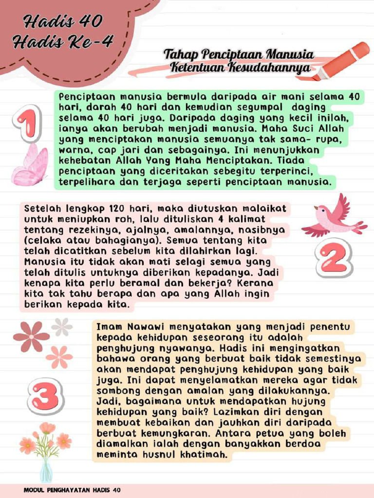 Hadis 4 | PDF