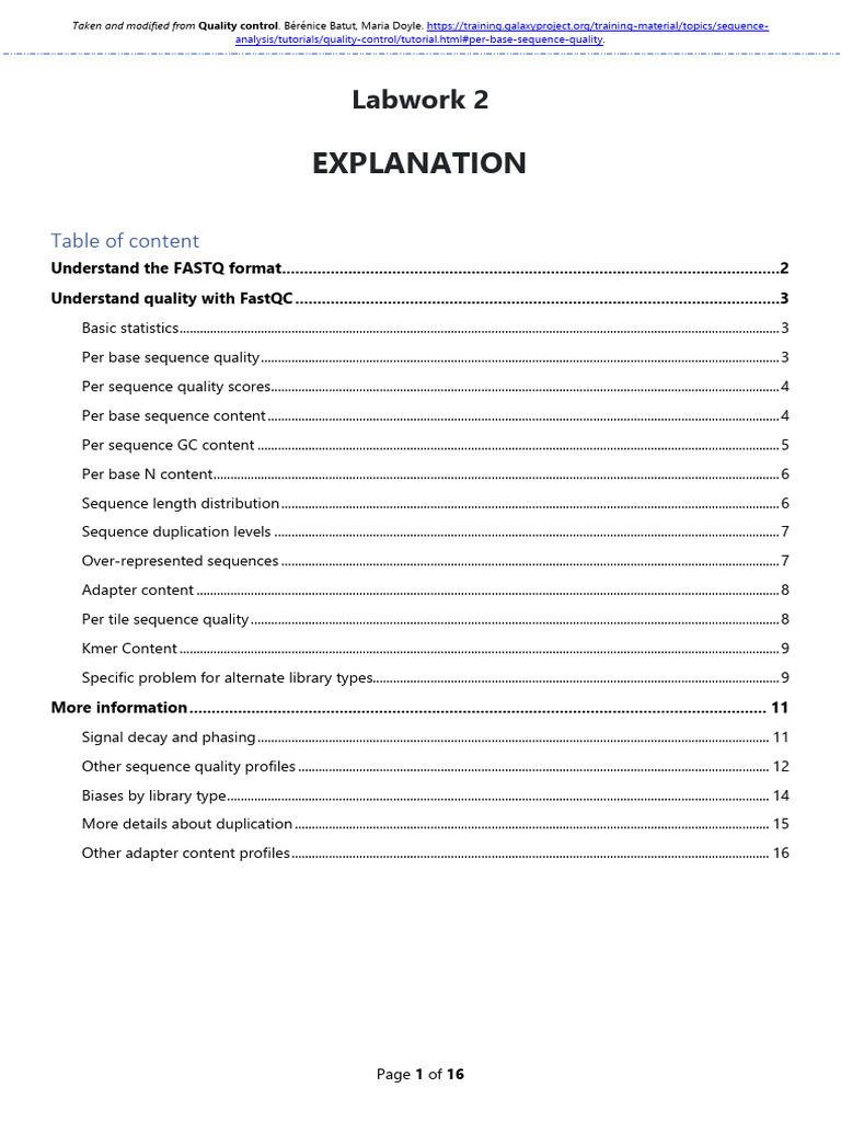 Lab02 - Reading Results | PDF | Dna Sequencing | Amplicon
