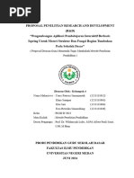Contoh Proposal Penelitian Pengembangan | PDF