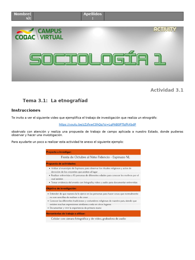 Actividad 3.1 Soc1 | PDF