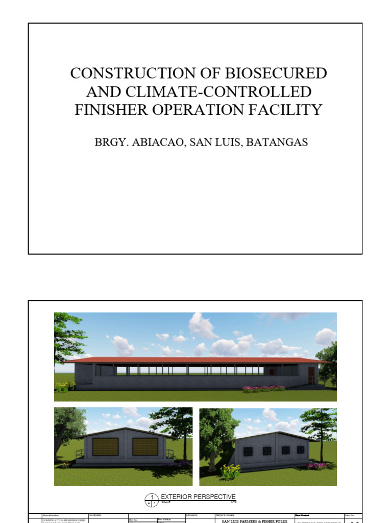 Brgy - AbiacaoSan-Luis PLAN | PDF | Building Engineering | Civil Engineering