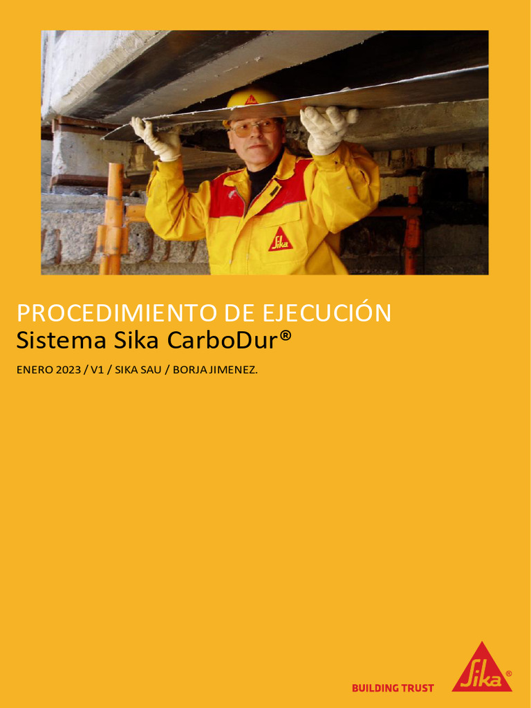 Método de Ejecución Carbodur B - Ji | PDF | Hormigón | Agua