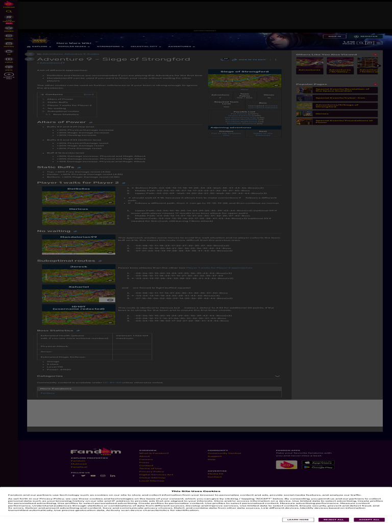 Hero Wars - Adventure 9 | PDF