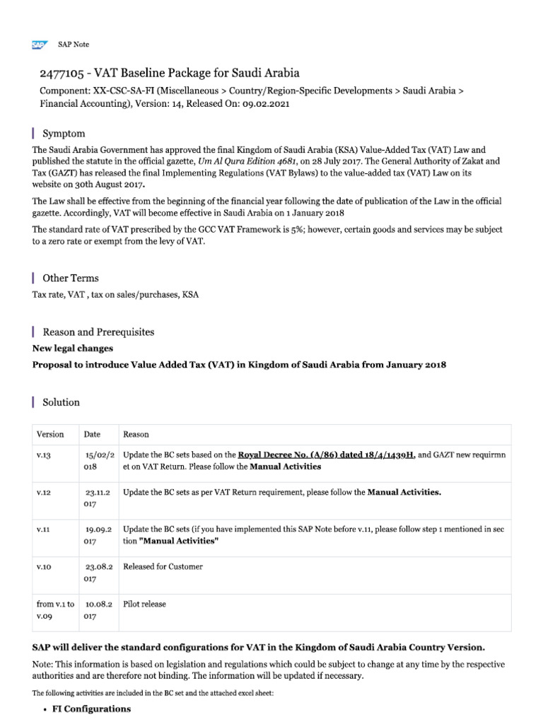 SA Vat in PO | PDF