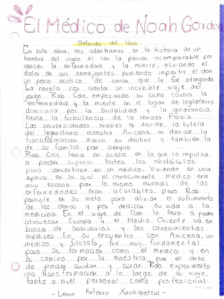 El Médico de Noah Gordon | PDF