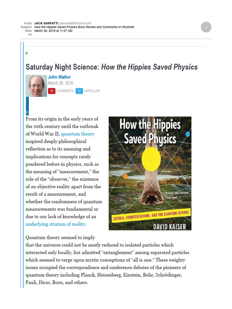 Saturday Night Science How The Hippies S | PDF | Scientific Theories ...
