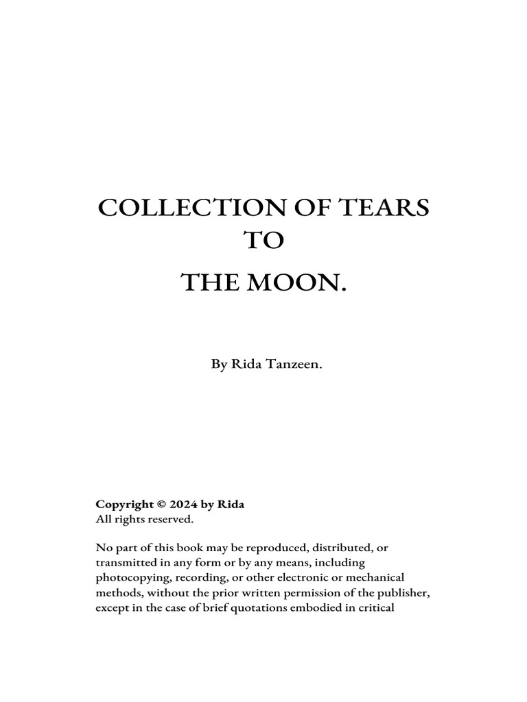 Collection of Tearsfinalg | PDF