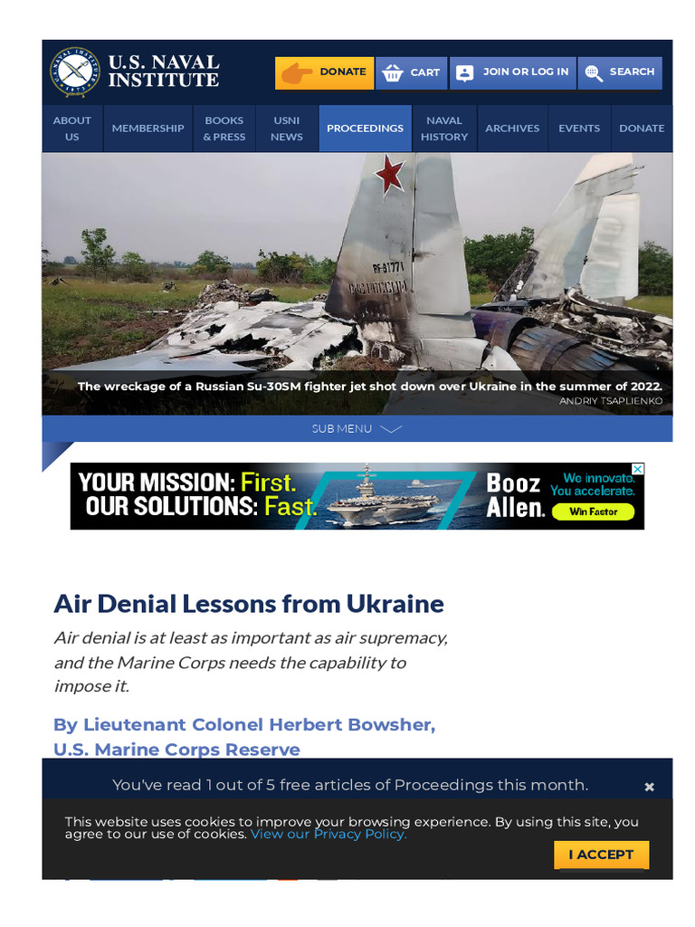 Air Denial Lessons From Ukraine | PDF | Air Supremacy | United States ...