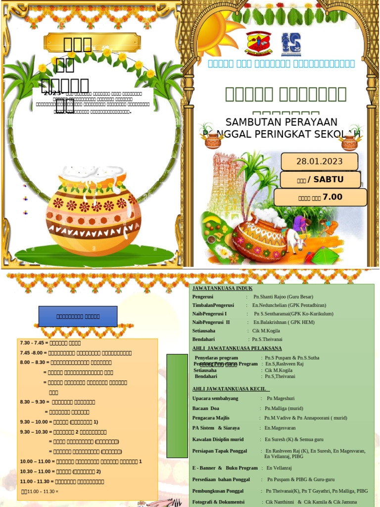 Buku Program Ponggal | PDF