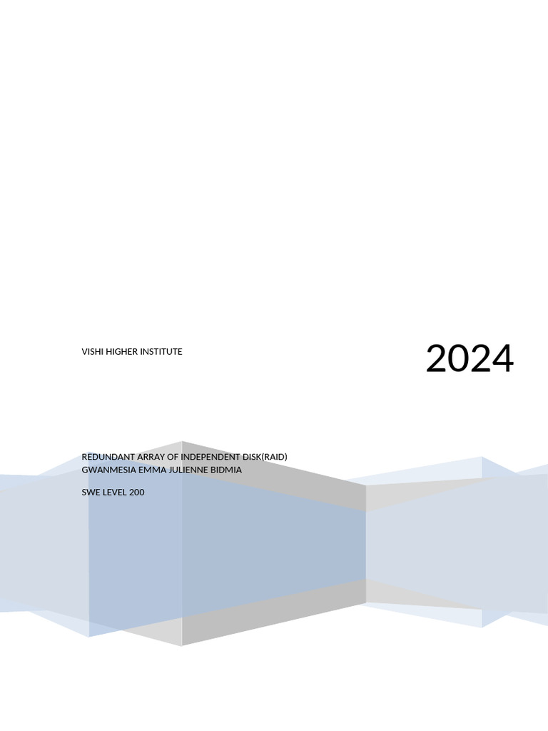 RAID | PDF | Hard Disk Drive | Computer Science