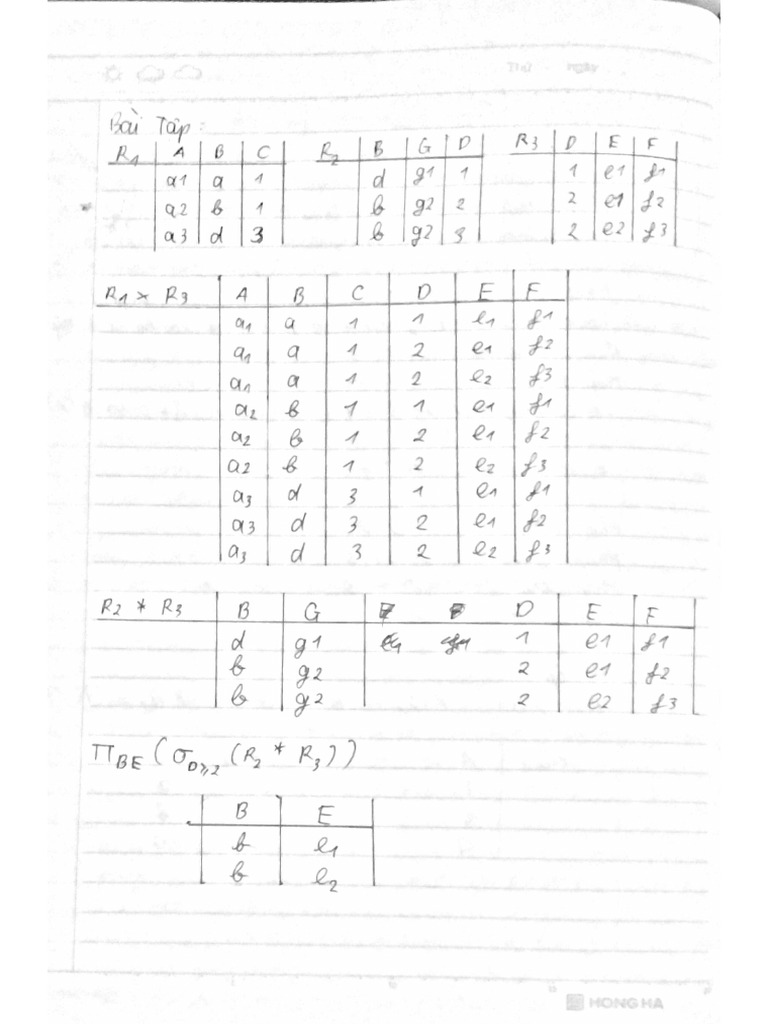 CSDL Bài 2 Lên L P | PDF