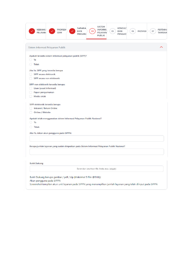 Sistem Informasi Pelayanan Publik (Sipp) | PDF