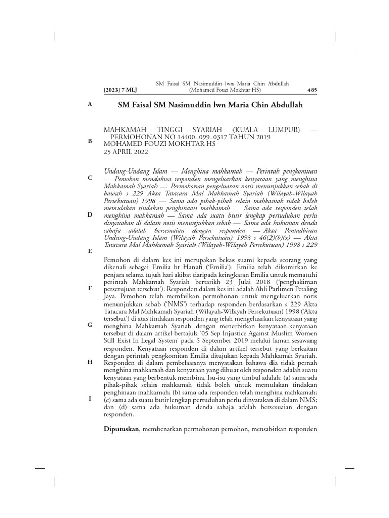 SM Faisal SM Nasimuddin LWN Maria Chin Abdullah | PDF